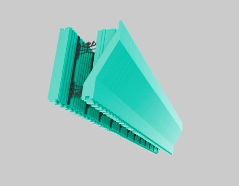 Brick Ledge Form Unit - Nudura by Constreco